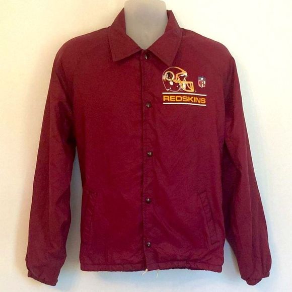 NFL | Jackets & Coats | Vintage Nfl Washington Redskins Button Up Light ...